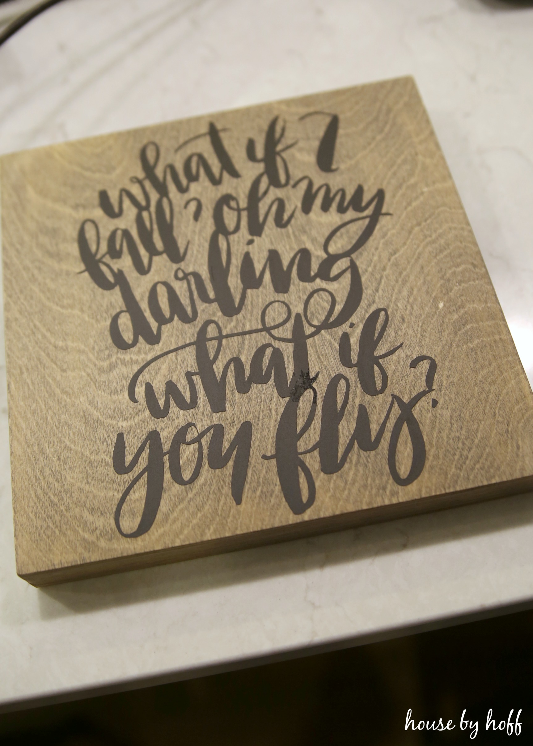 How to Make a Rustic Sign - House by Hoff