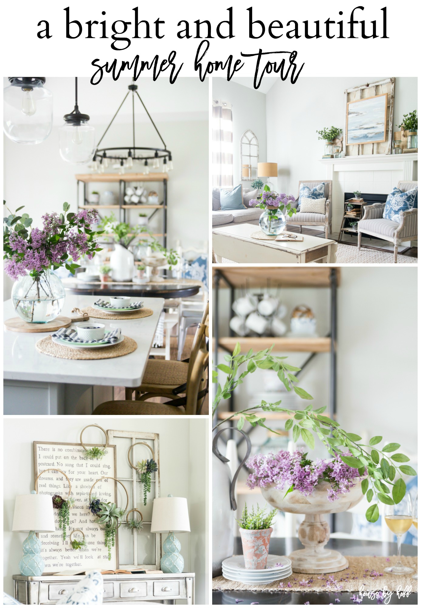 A Bright and Beautiful Summer Home Tour - House by Hoff
